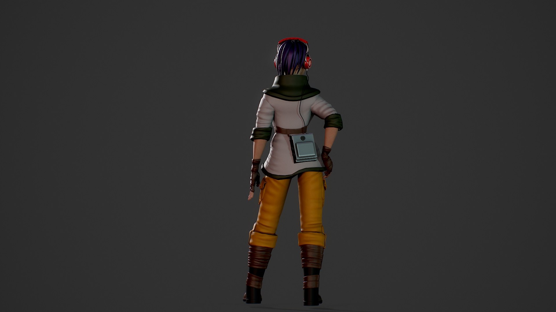 Stylized Character Female Adventure 01 UE Model - TurboSquid 2000454