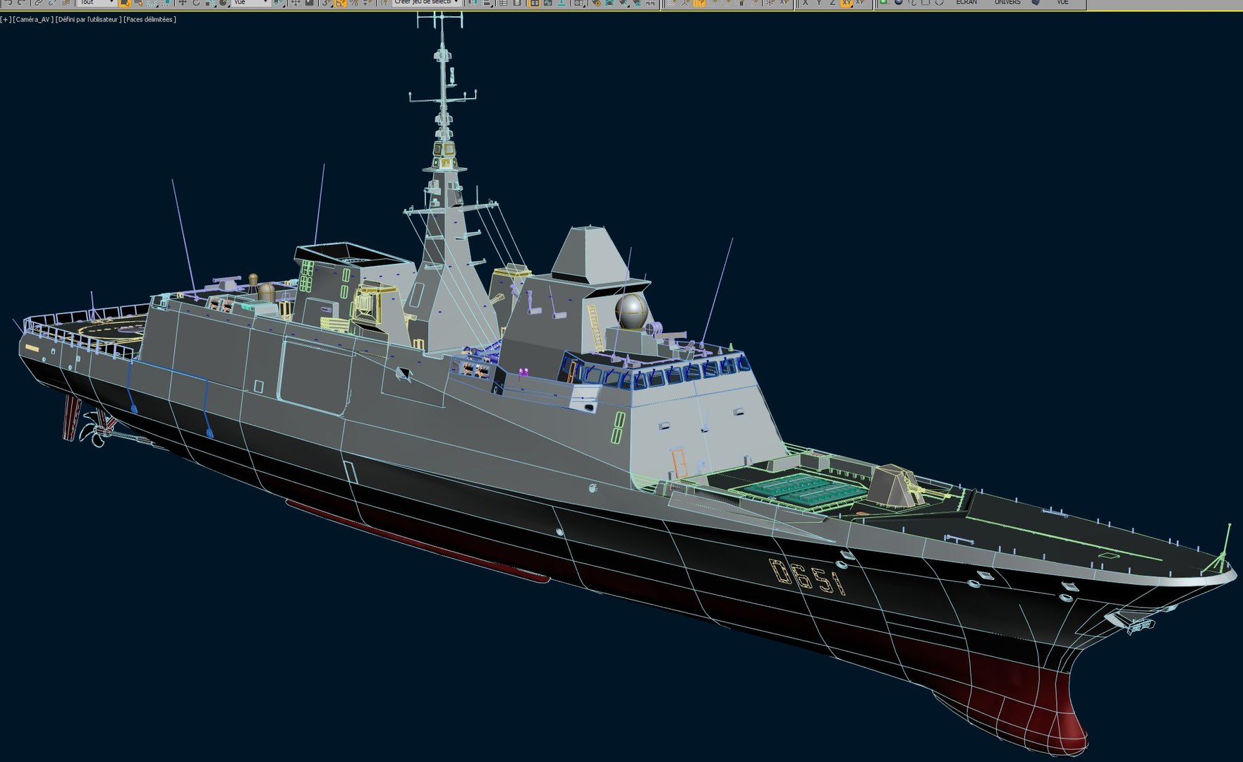 Modern Frigate 3D Model - TurboSquid 1996277