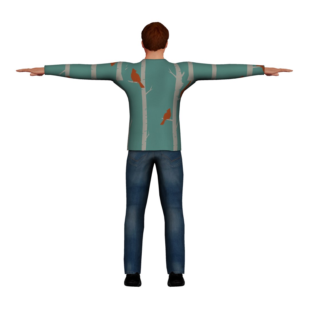 Low-poly Man 3D Model - TurboSquid 1651522