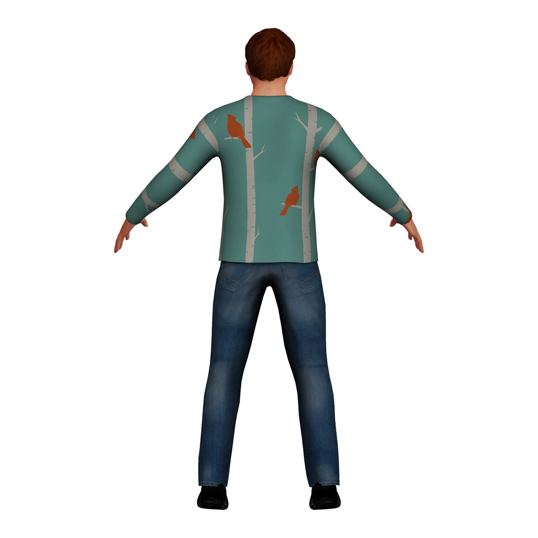 Low-poly Man 3D Model - TurboSquid 1651522