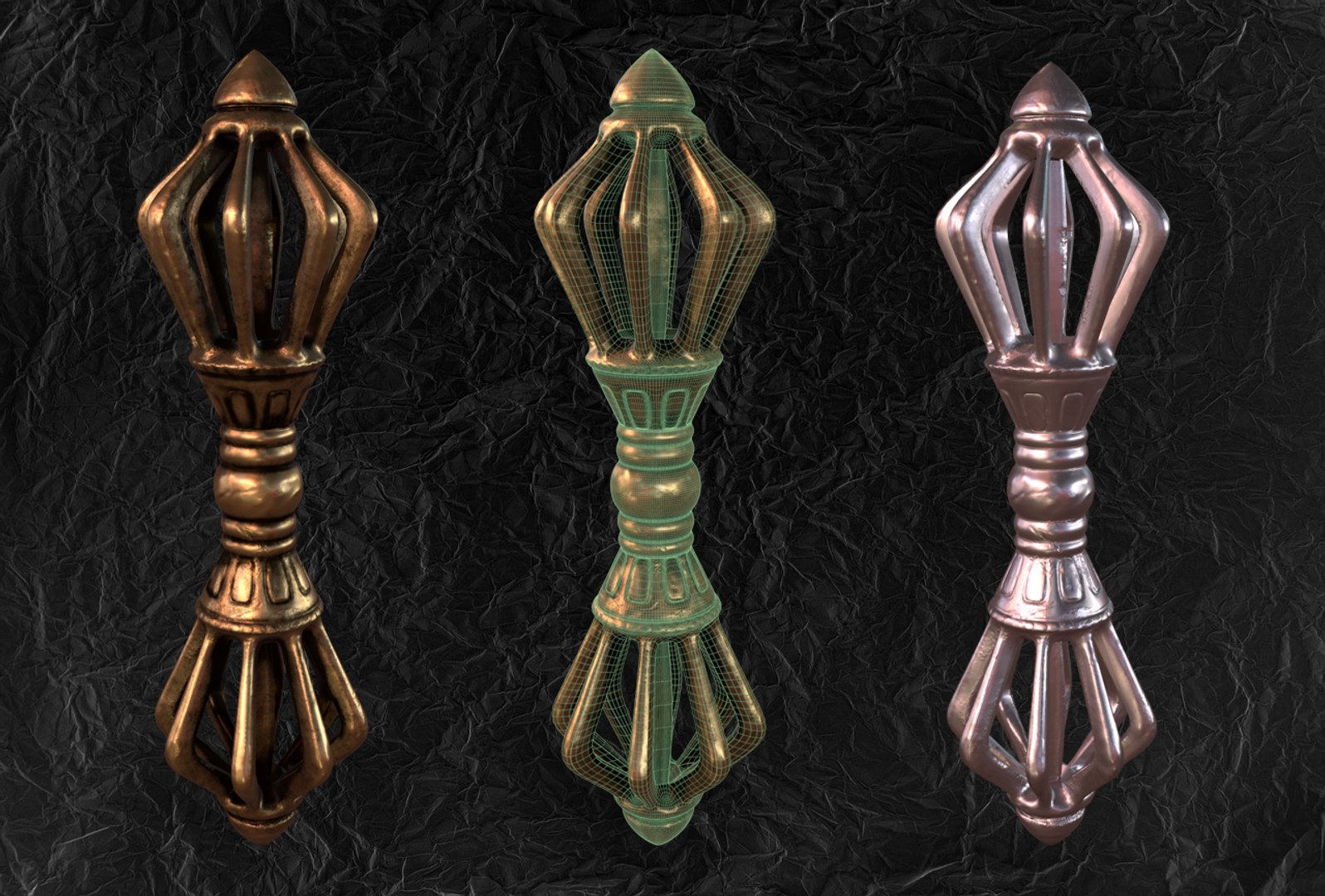 Vajra Weapon Model - TurboSquid 1408866