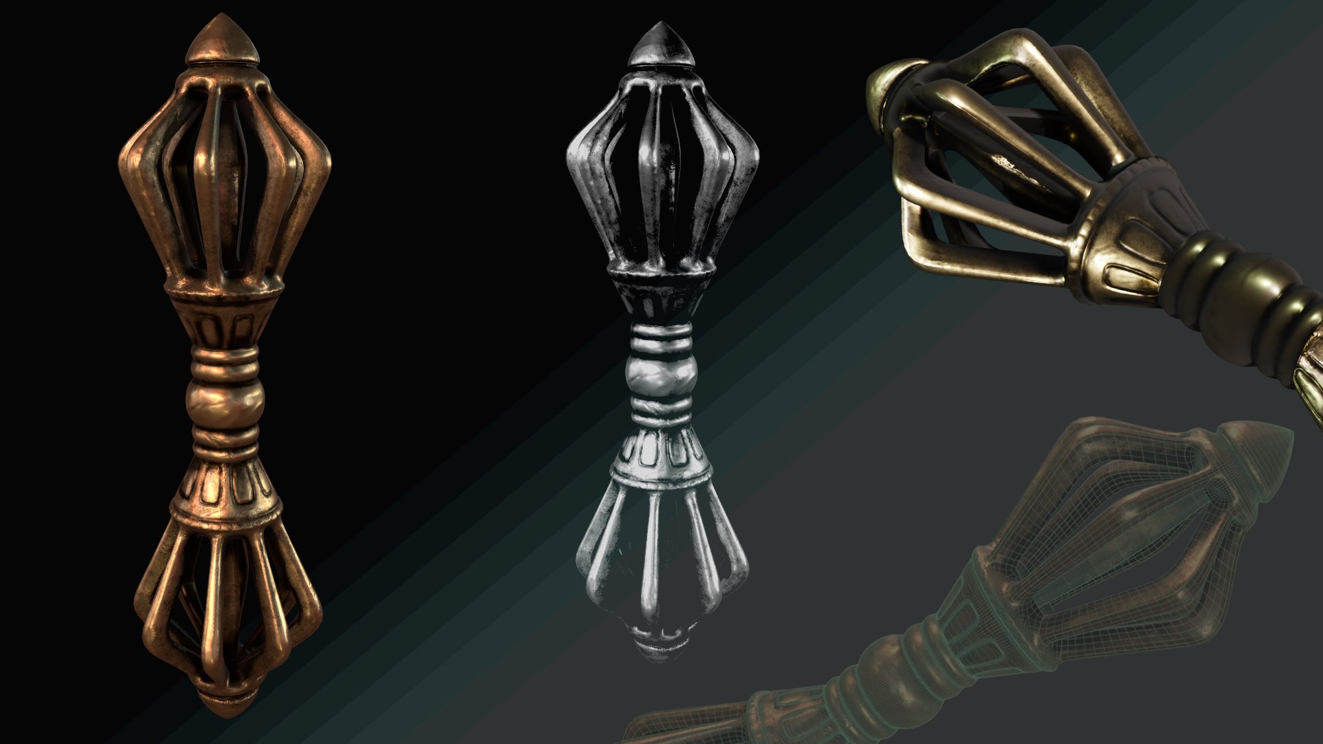 Vajra Weapon Model - TurboSquid 1408866
