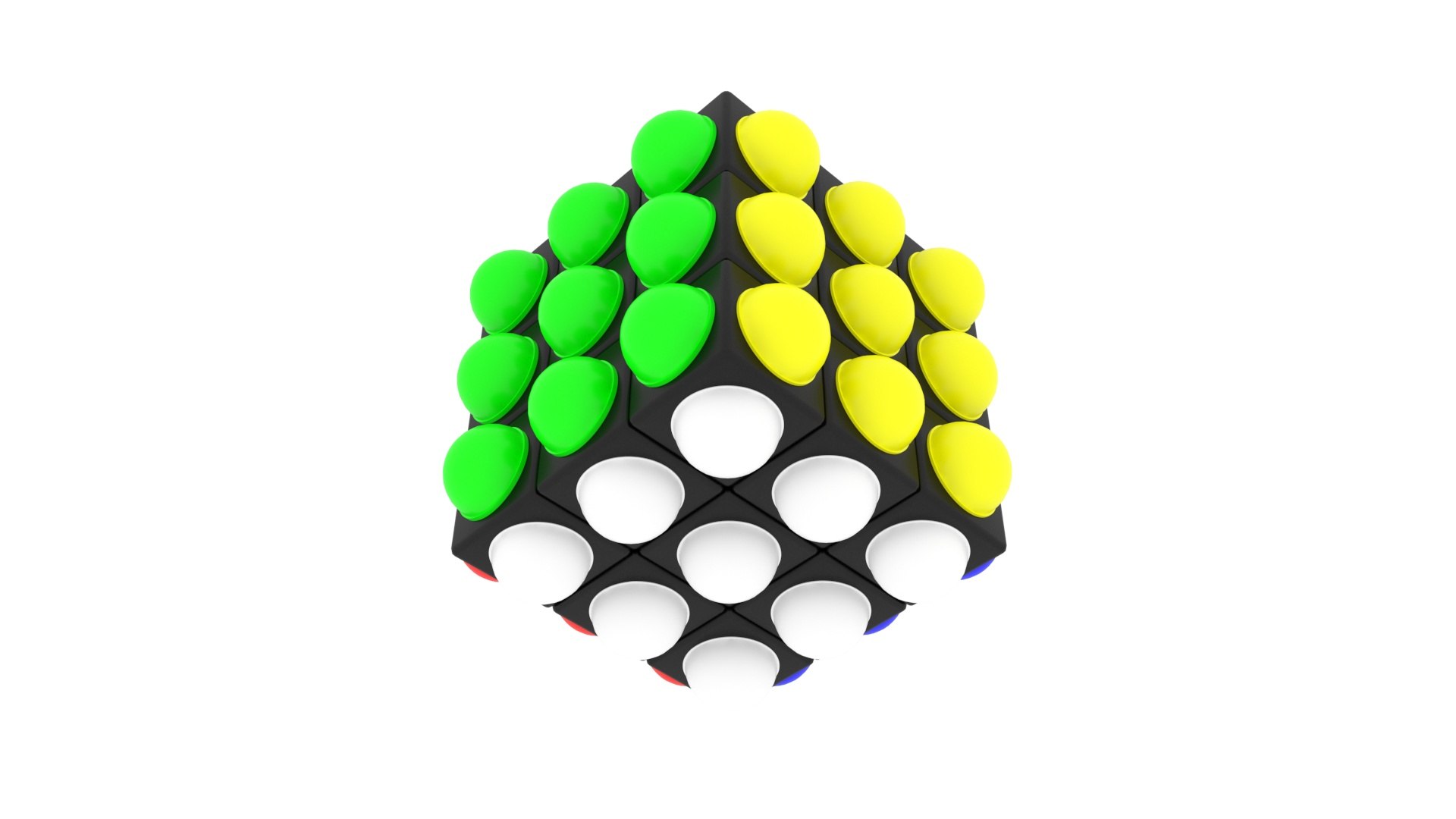 Pop It Rubiks Cube 3D - TurboSquid 1880603