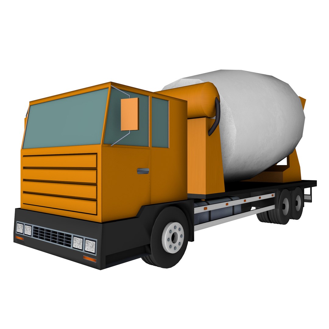 Truckmixer 3D Model - TurboSquid 1765198