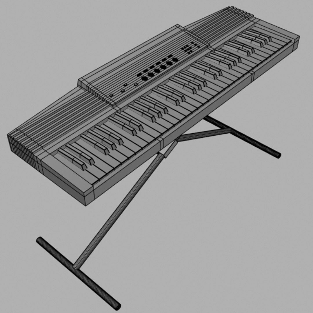 Keyboard Organ 3d Model
