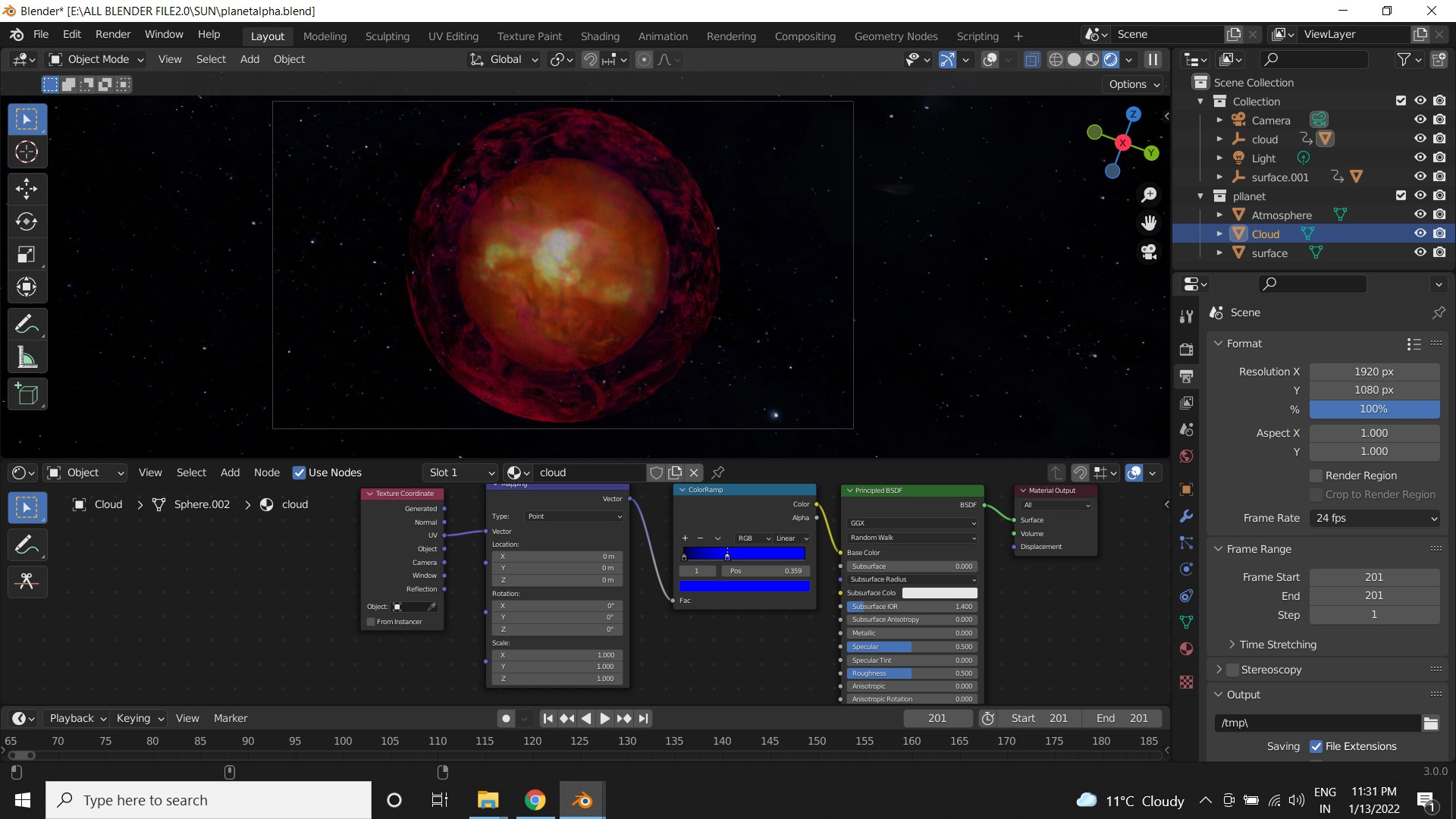 3D ANIMATED SUN MODEL - TurboSquid 1839746