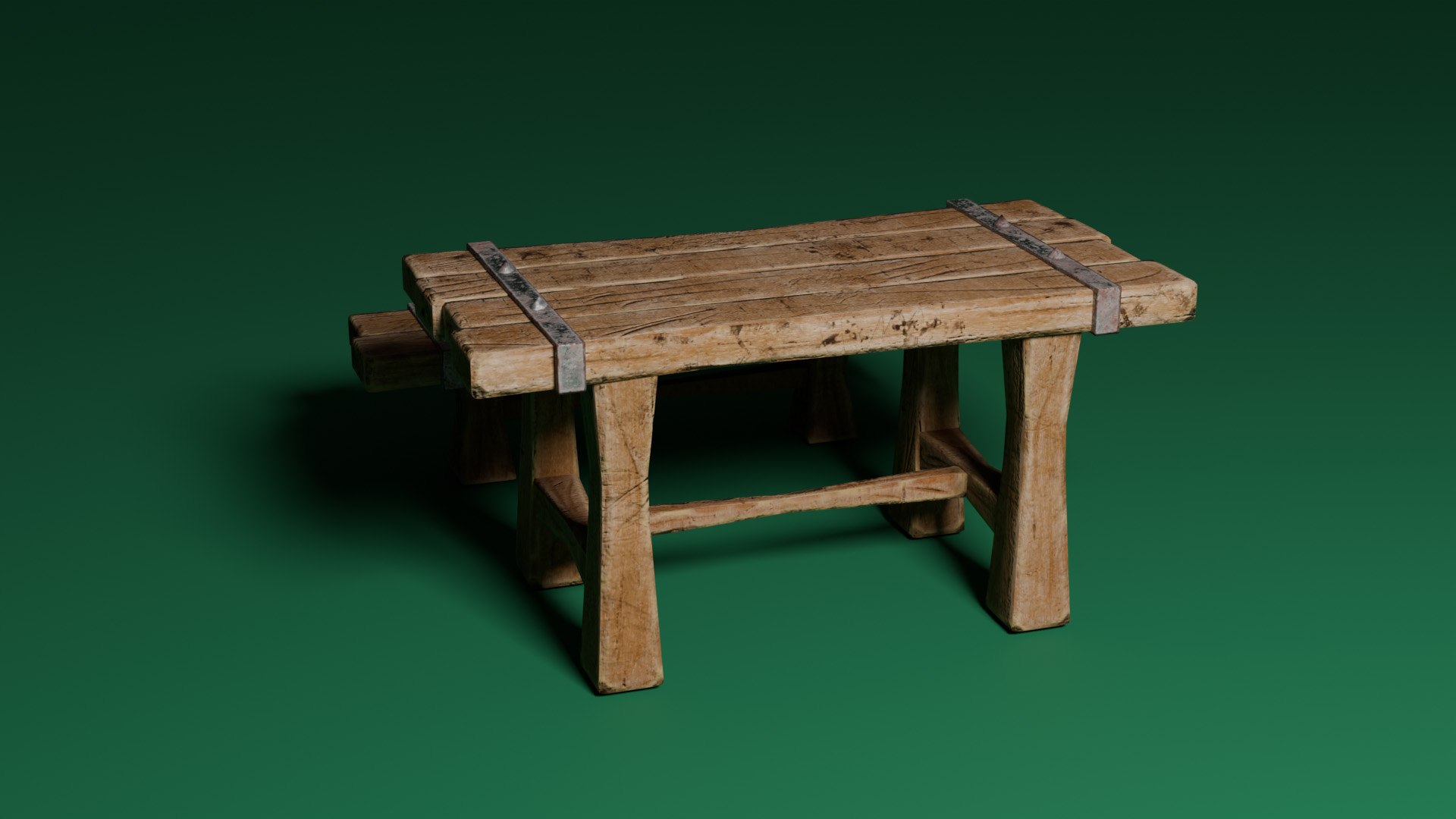 3D Model Medieval Table 1 - TurboSquid 2347381