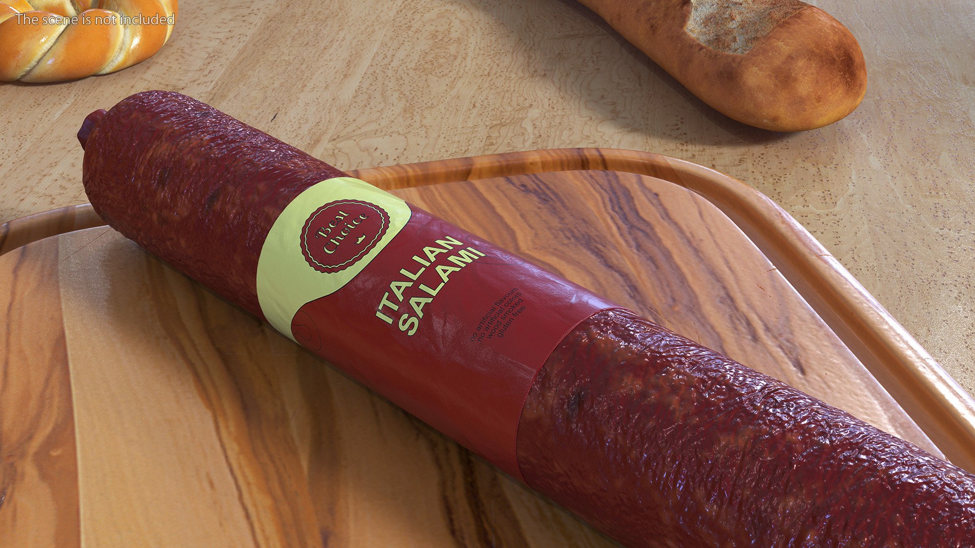 Italian Salami Stick 3D - TurboSquid 2187129