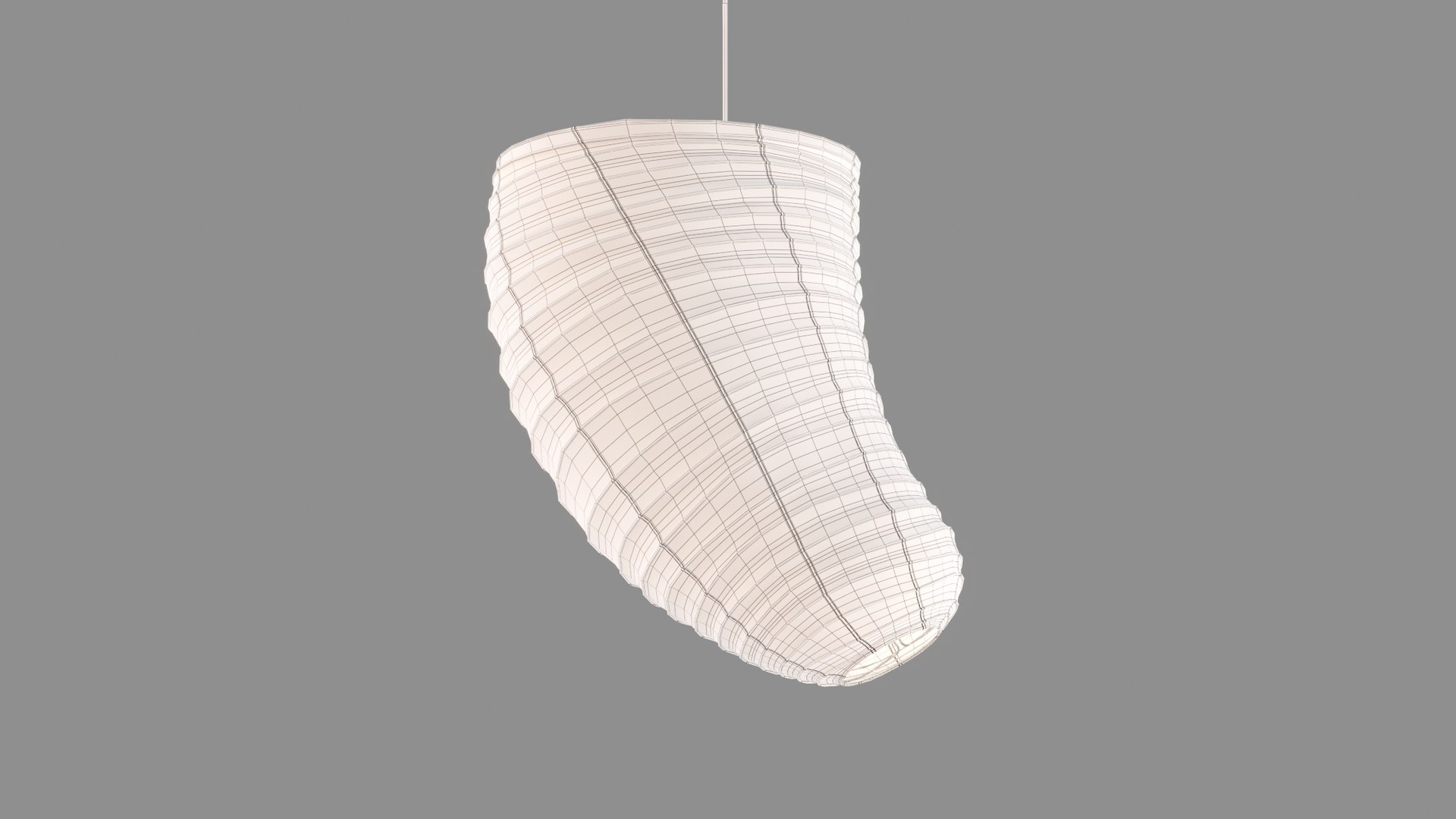 3D Model Akari VB-13C Lamp By Isamu Noguchi - TurboSquid 2261464