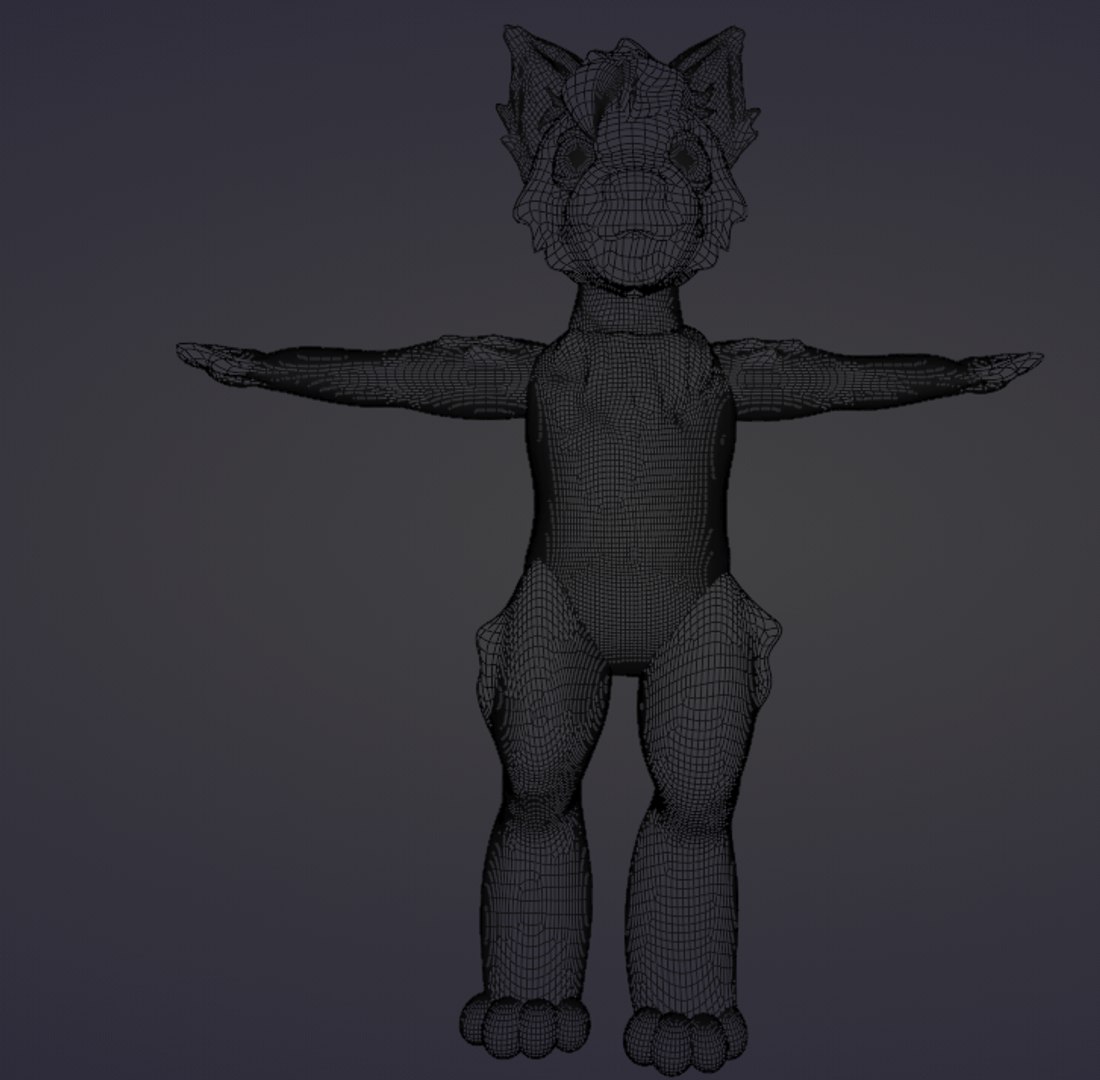 Furry Model 3D - TurboSquid 2076294