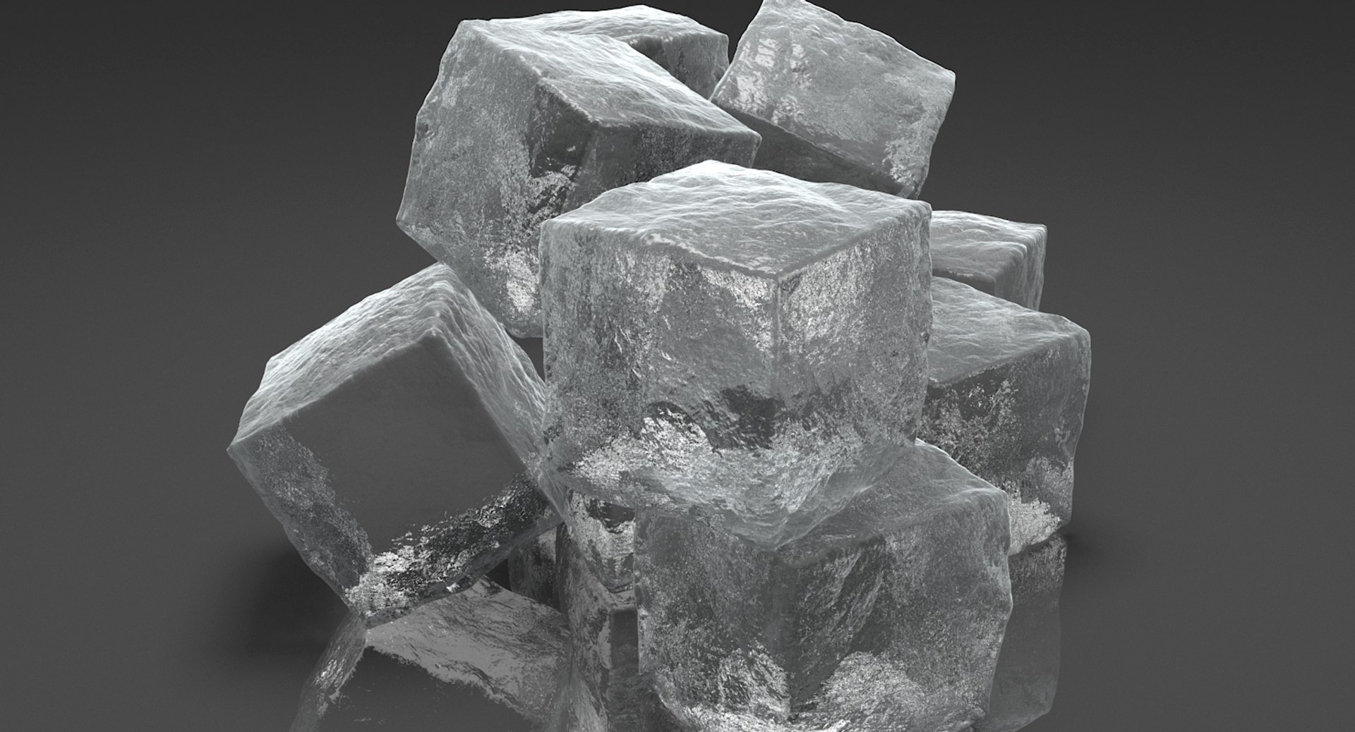 3D Ice Cubes V-ray - TurboSquid 1189025