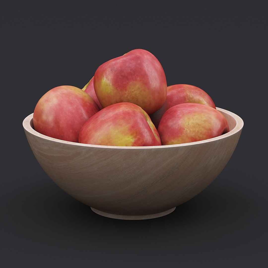 3D Model Fruit Bowl V - TurboSquid 2110542