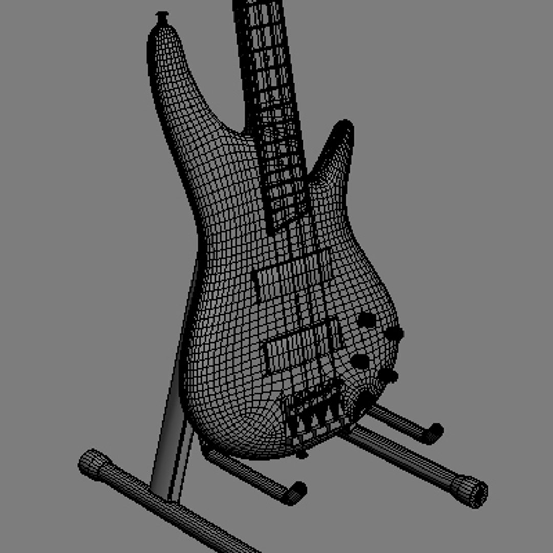 3d Bass Electric Model