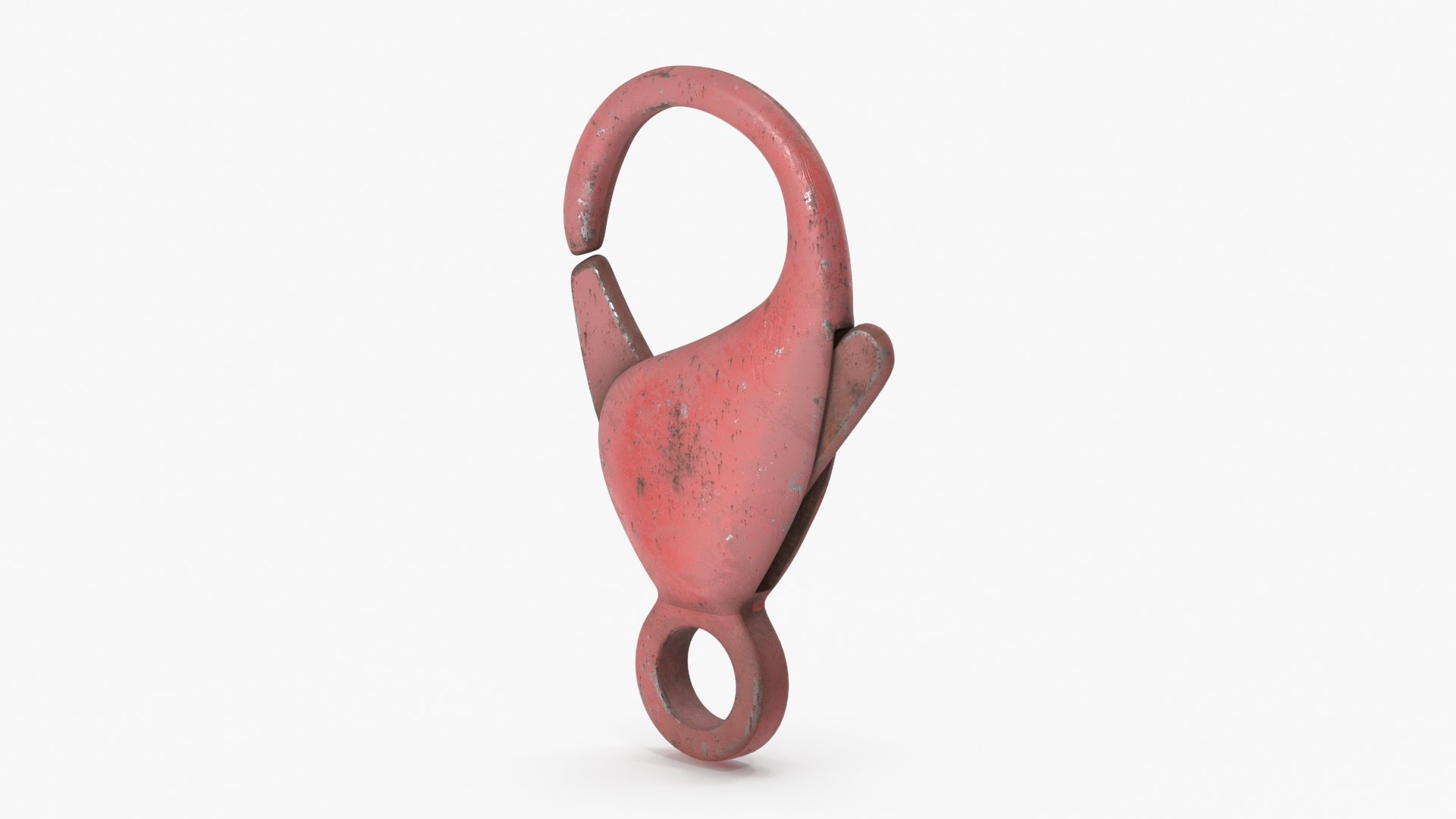 3D Lobster Claw Clasps Steel Painted Worn Model - TurboSquid 2415965