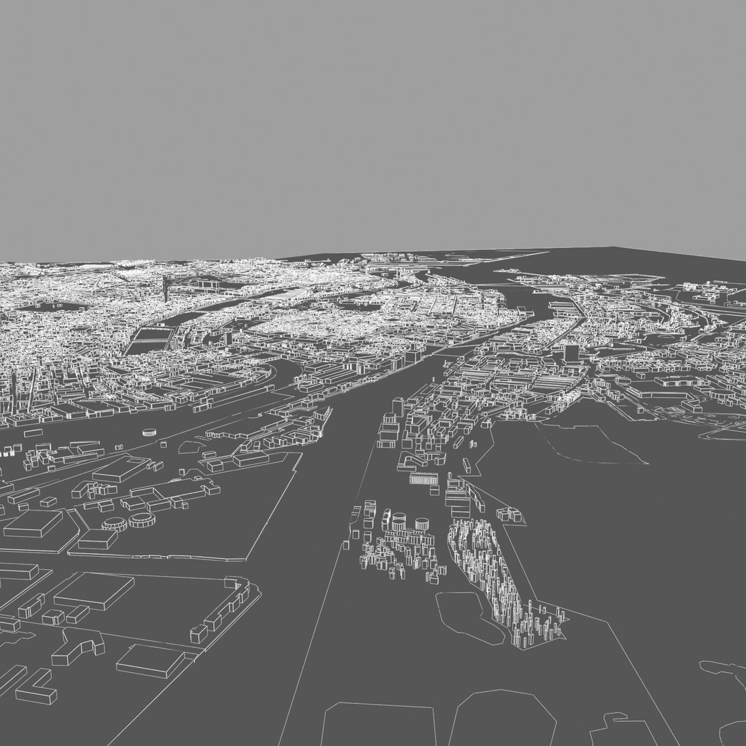 Copenhagen Cityscape Dxf