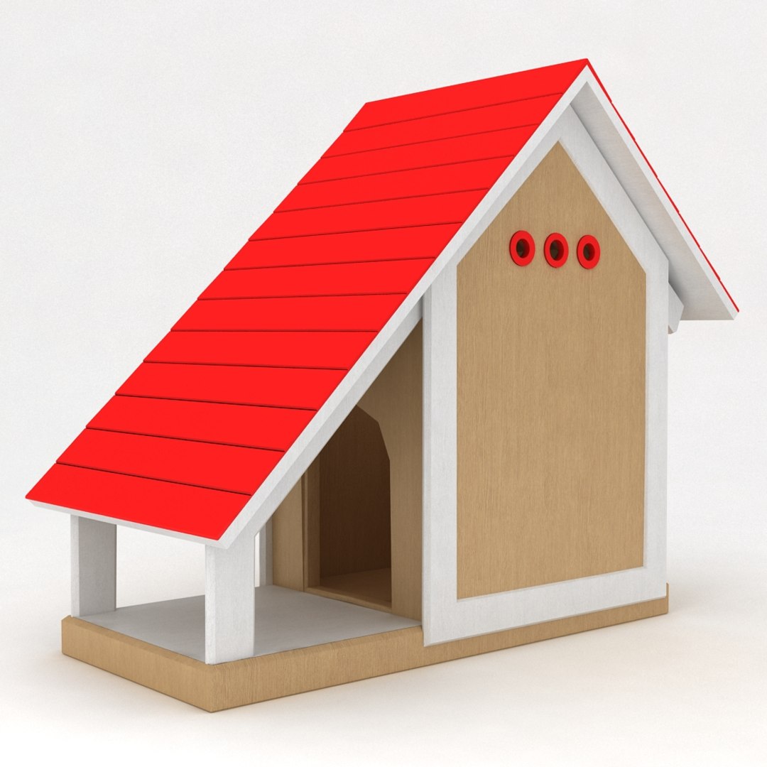 3D Dog House Model - TurboSquid 918158