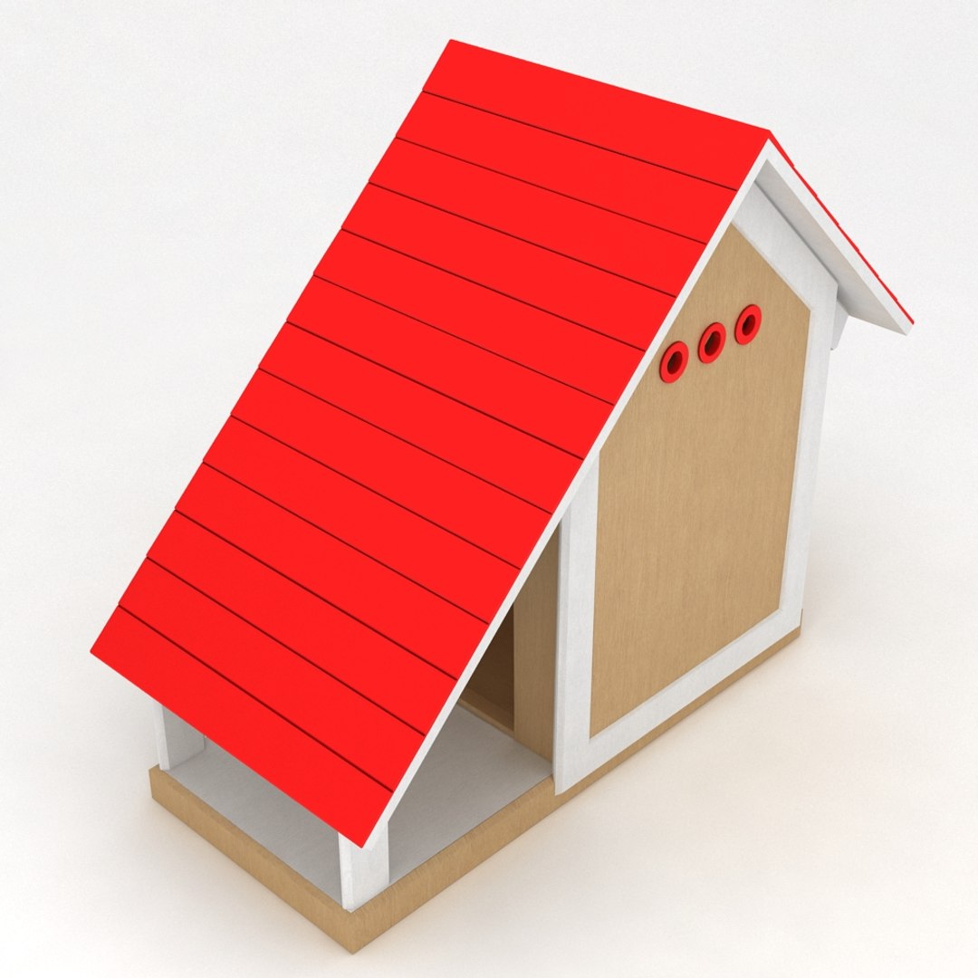 3D Dog House Model - TurboSquid 918158