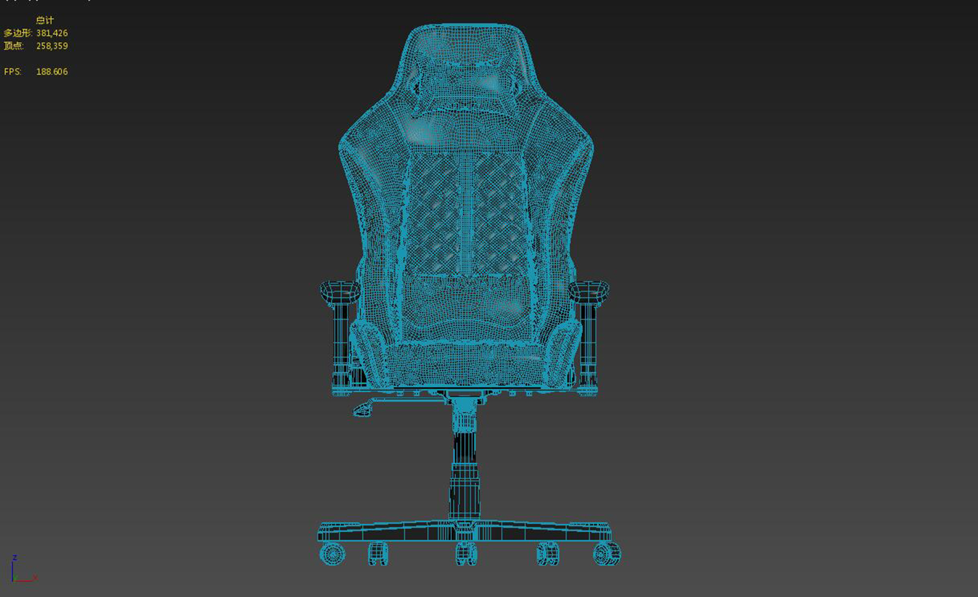 3D Electronic competition chair game - TurboSquid 1714657