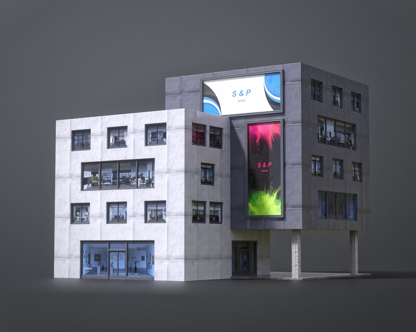 3D Building Bundle Vol2 - TurboSquid 1991854