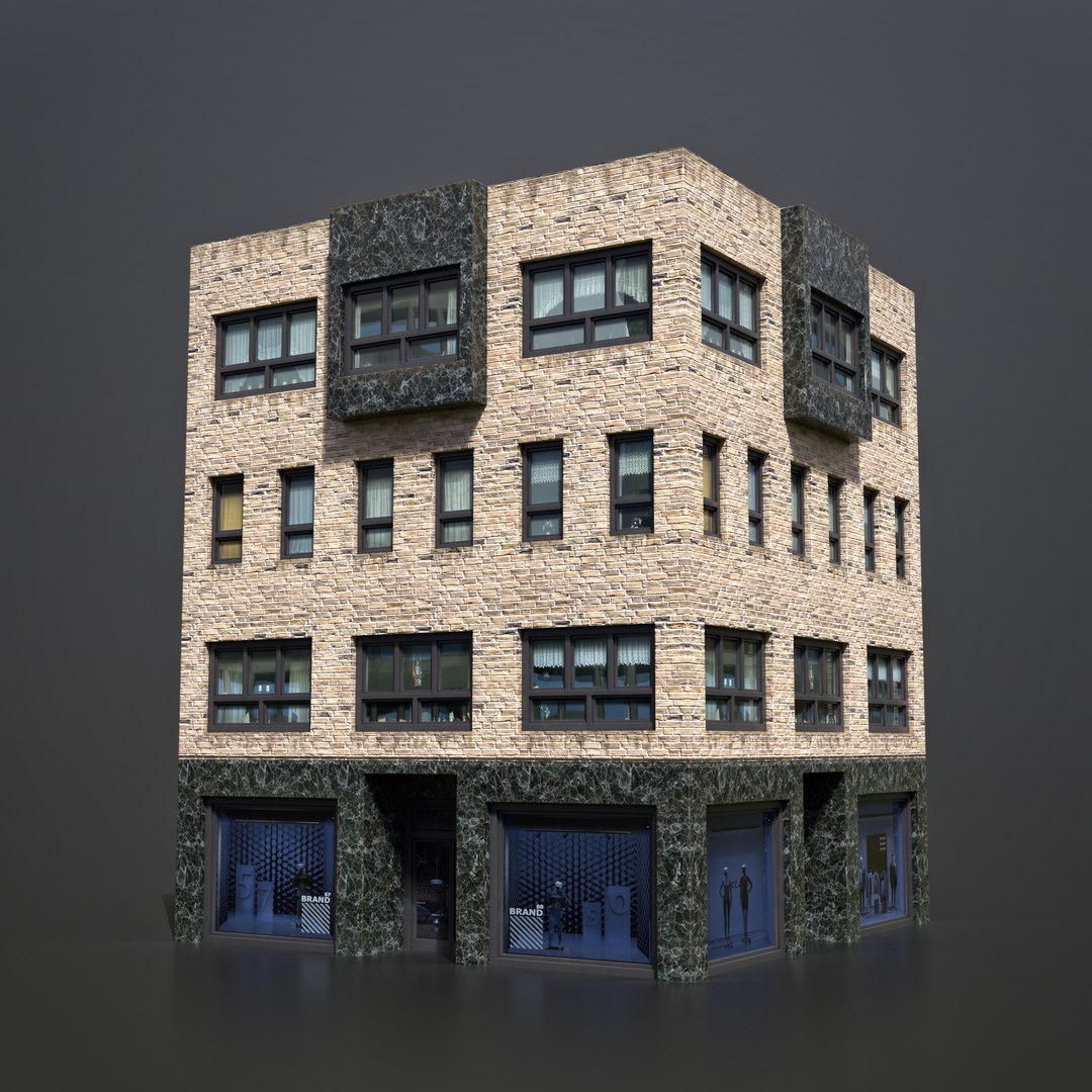 3D Building Bundle Vol2 - TurboSquid 1991854