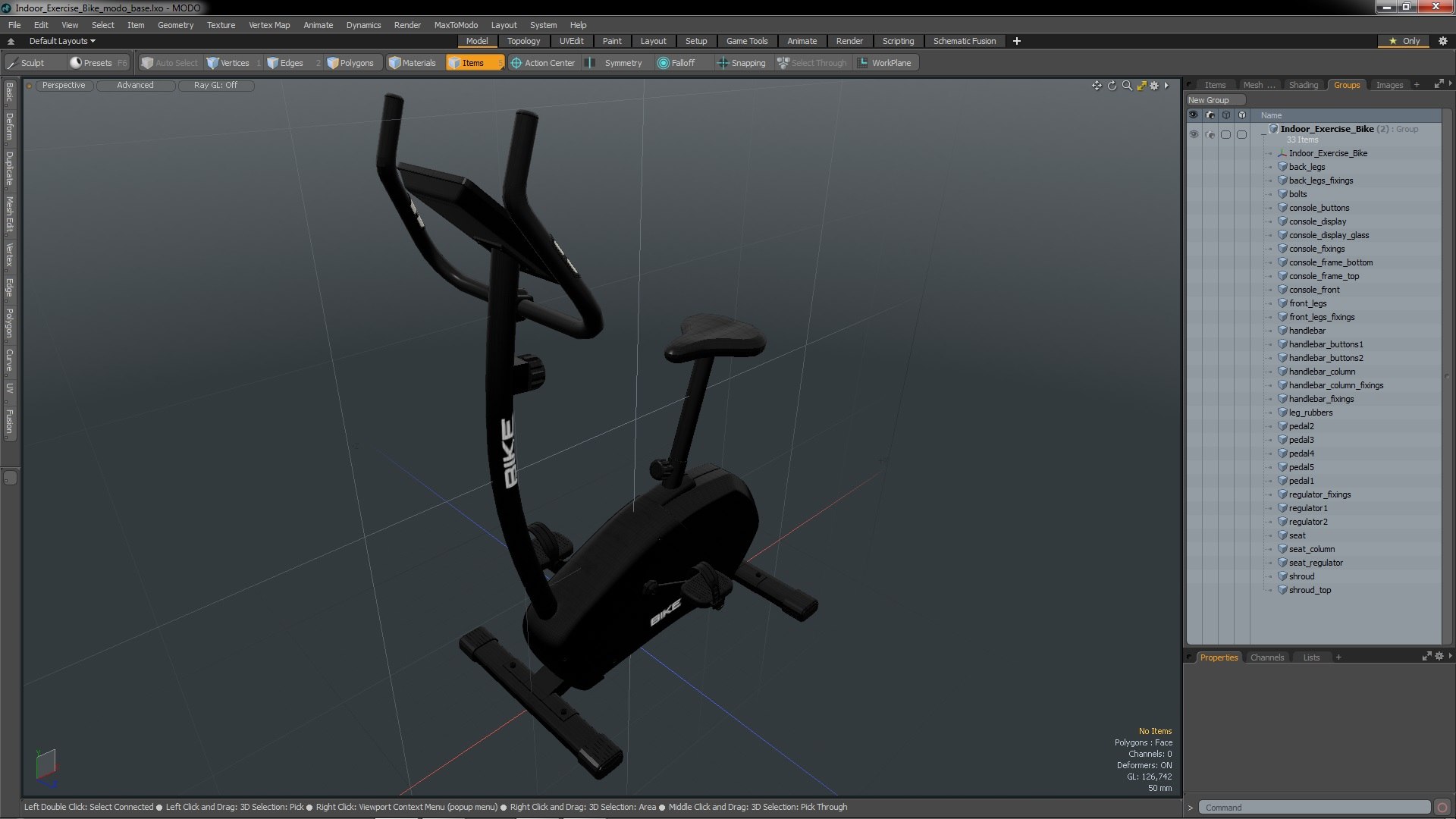 Indoor Exercise Bike 3D model - TurboSquid 2134645