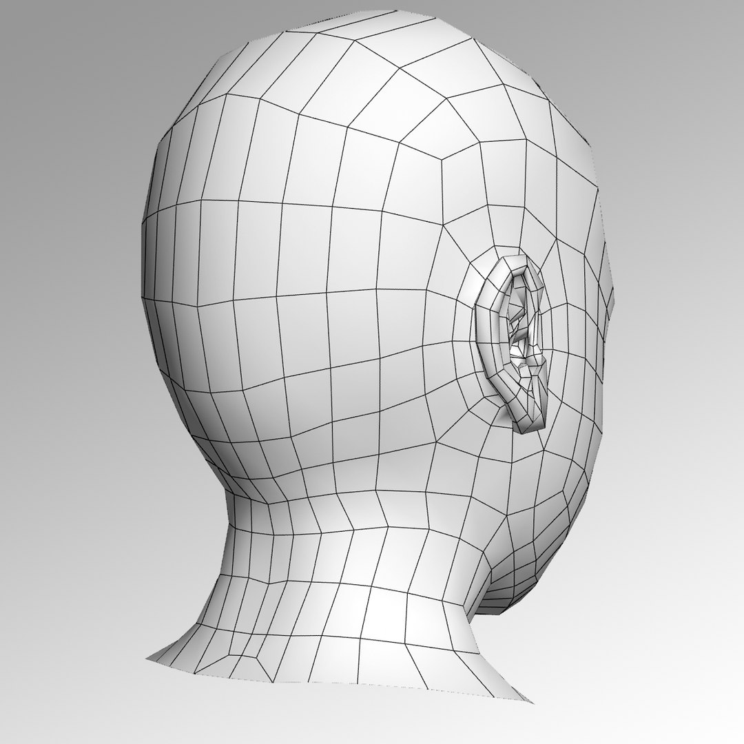 3d Model Girl Head