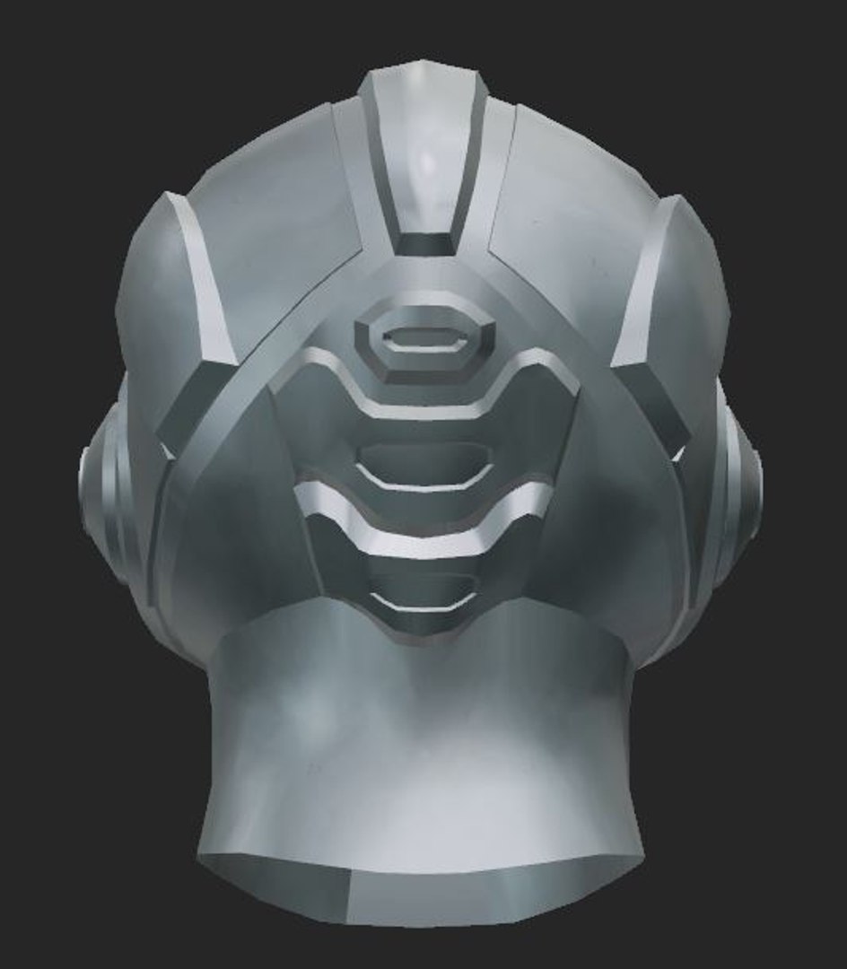 Futuristic Helmet 3d Model