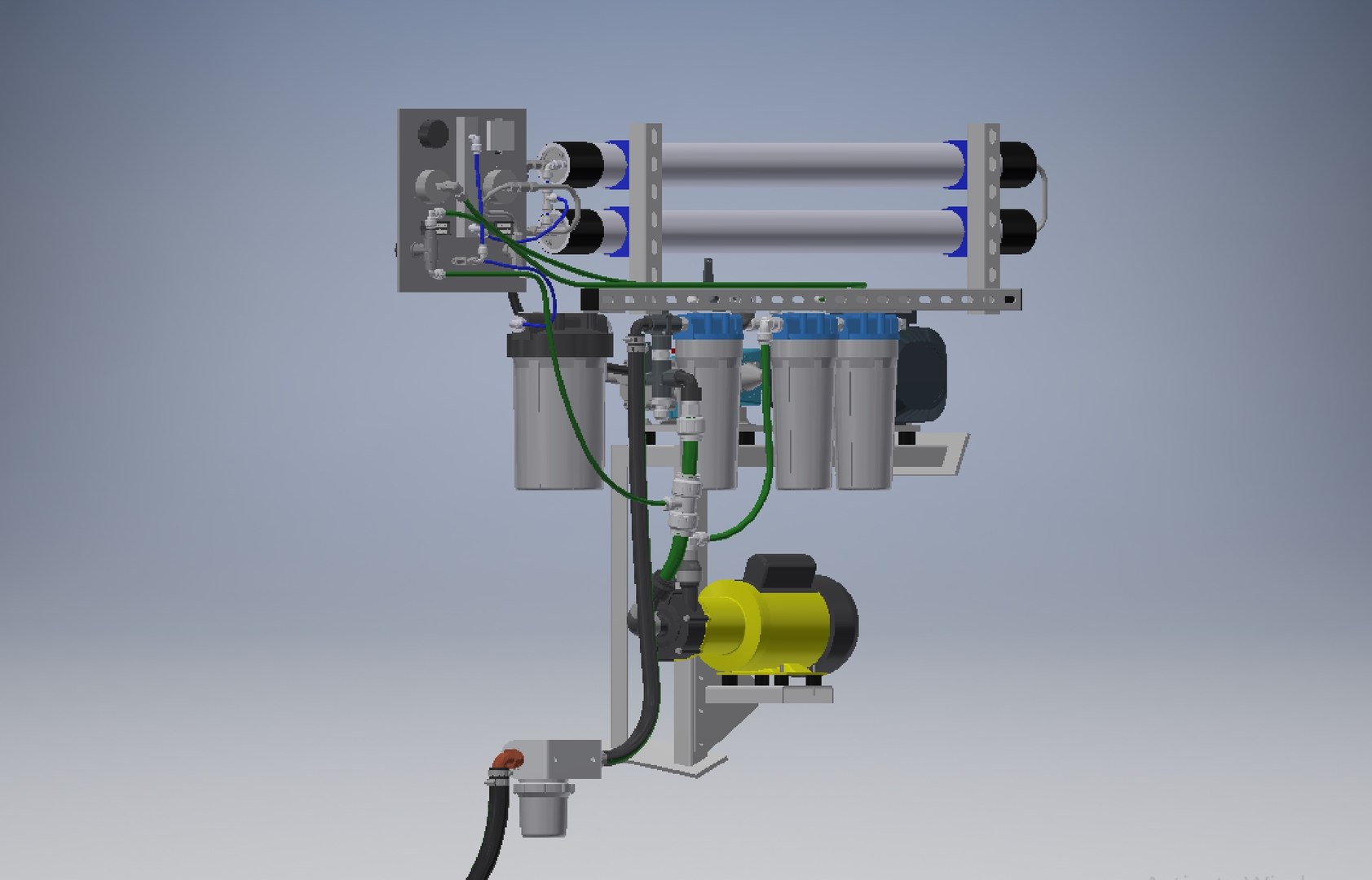 3D RO Water Purifier 3d Model - TurboSquid 1961604