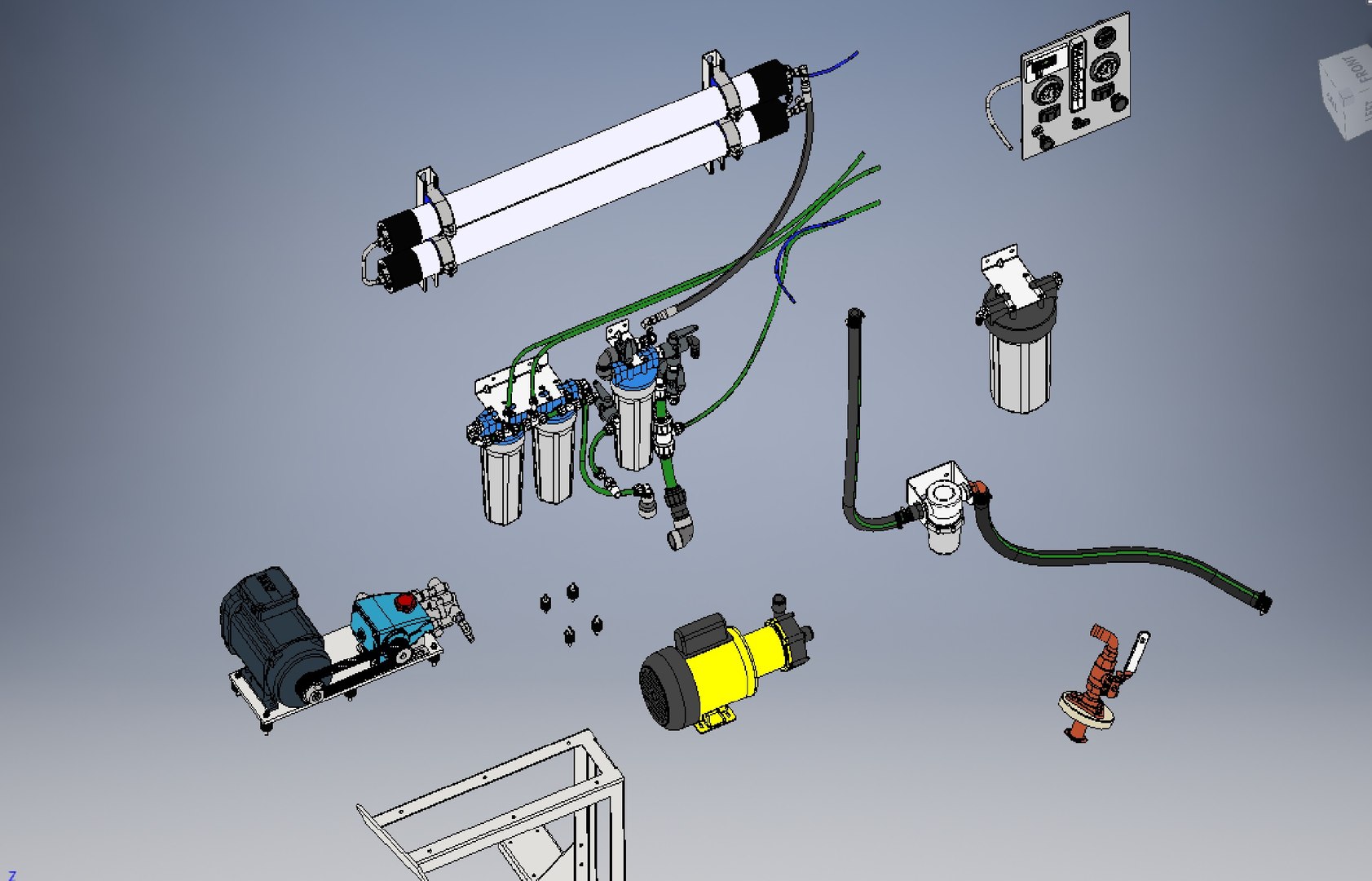 3D RO Water Purifier 3d Model - TurboSquid 1961604