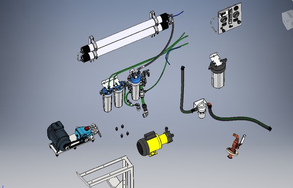 modelo 3d RO water purifier 3d model - TurboSquid 1961604
