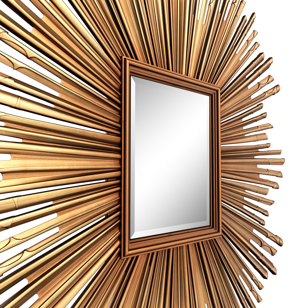3D Model Restoration Harware 17TH C SUNBURST MIRROR - TurboSquid 2210212