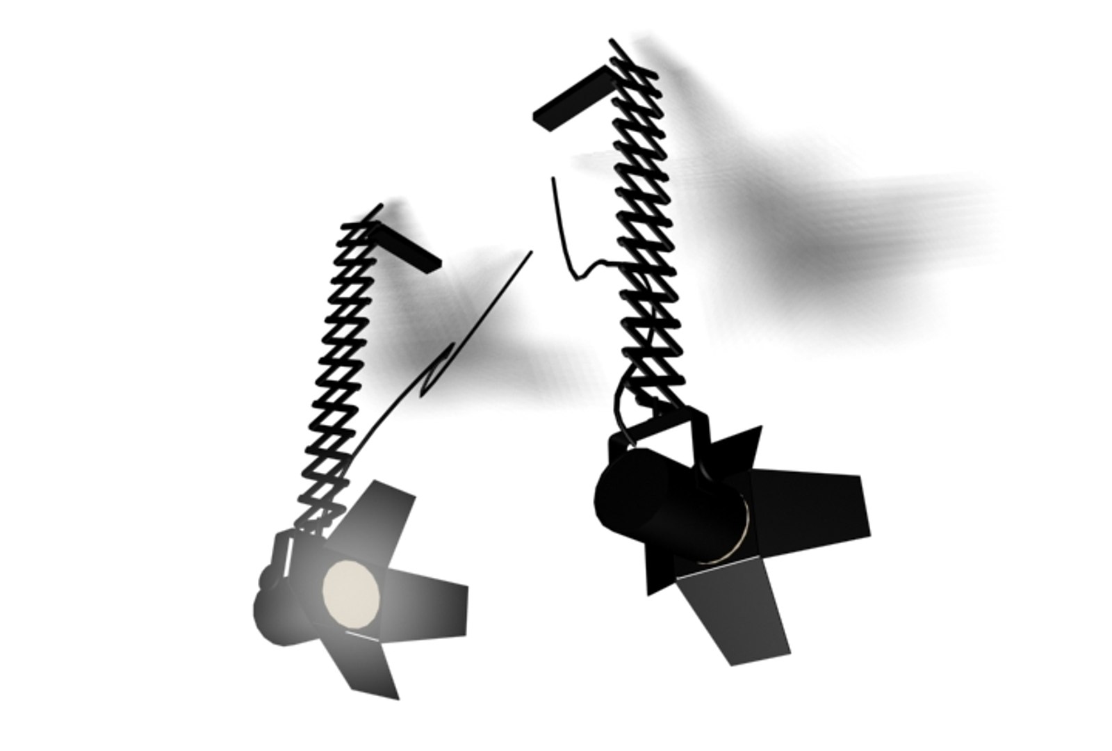 3d Studio Set Lights Model