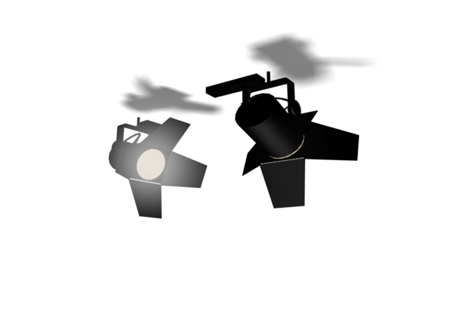 3d Studio Set Lights Model