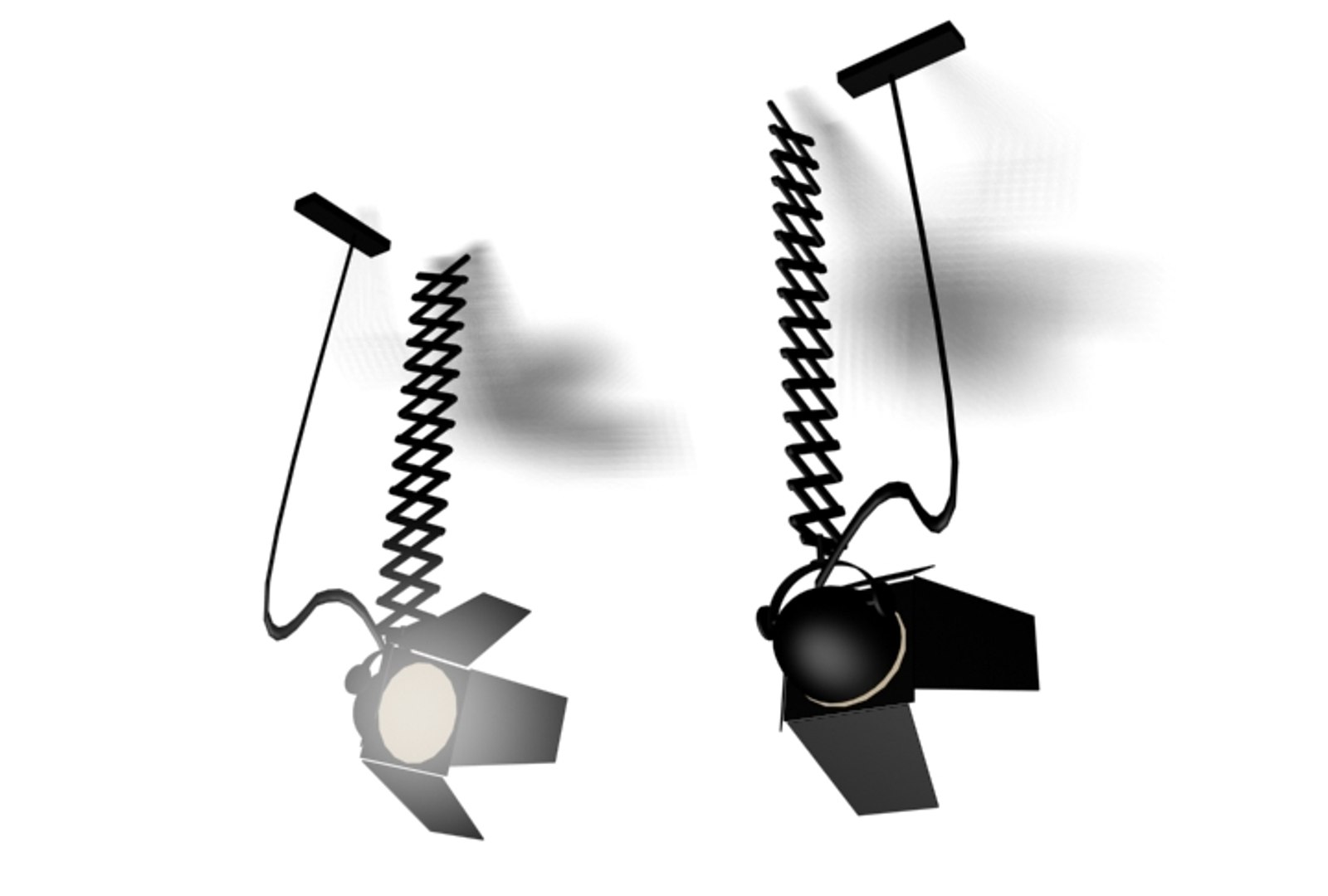 3d Studio Set Lights Model