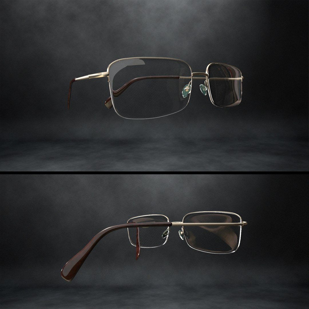 Reading Glasses 3d Obj