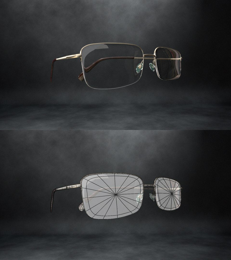 Reading Glasses 3d Obj