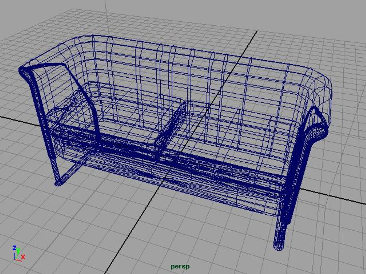 3d model moroso club couch