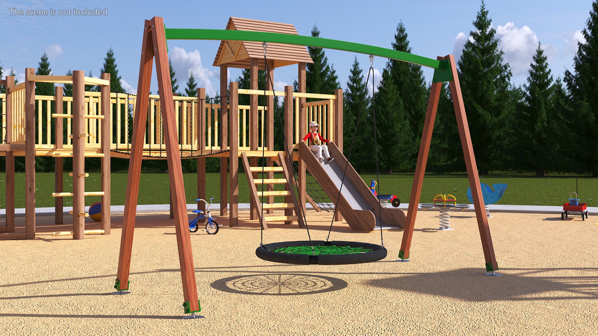 Swings Collection 3 3D Model - TurboSquid 2172314
