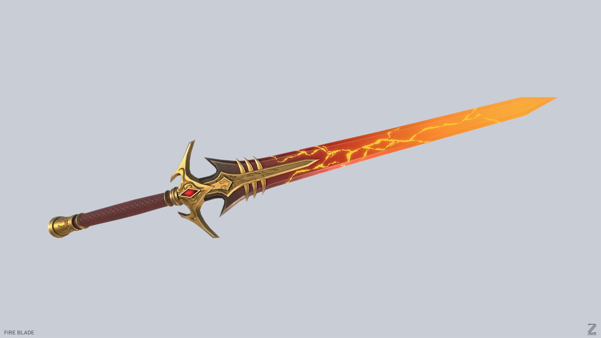 3D Model Fire Blade - TurboSquid 2248648