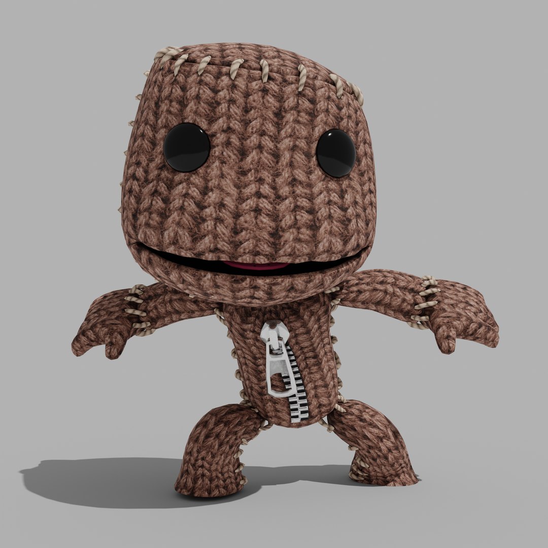 Sackboy Character Rigged 3D - TurboSquid 2075334