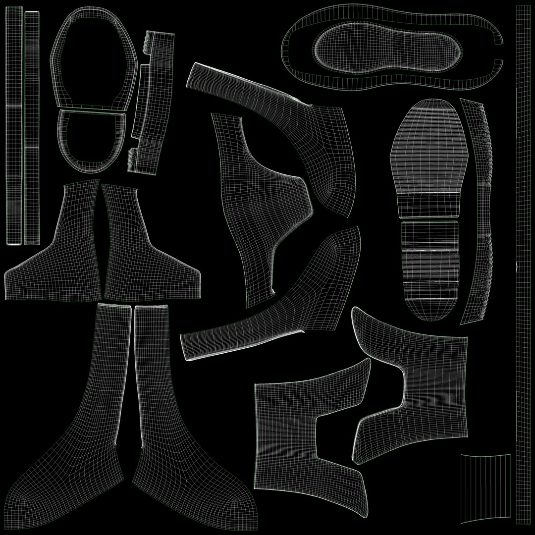 Boots Rick Owens On Platform 3D Model - TurboSquid 2149569