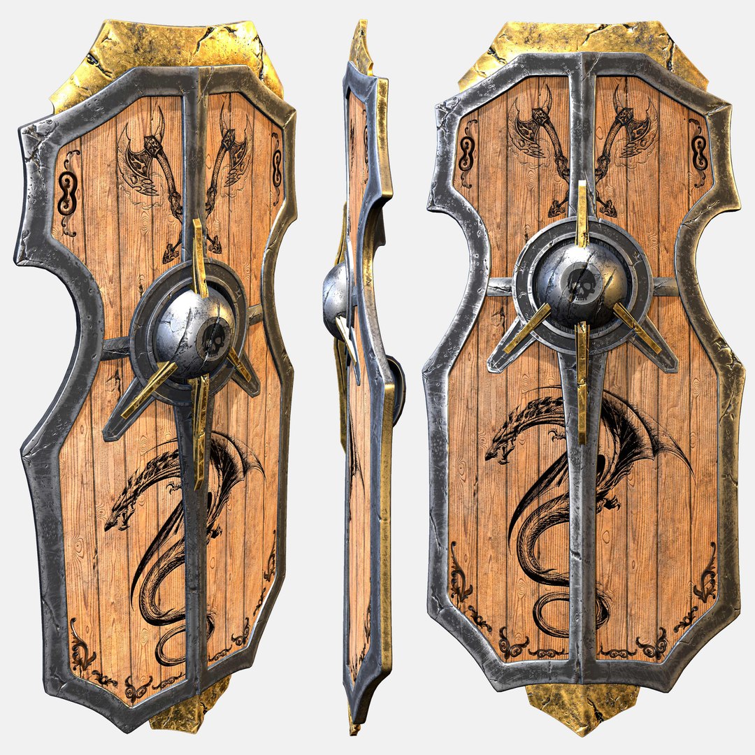 3D War shield - TurboSquid 1721361