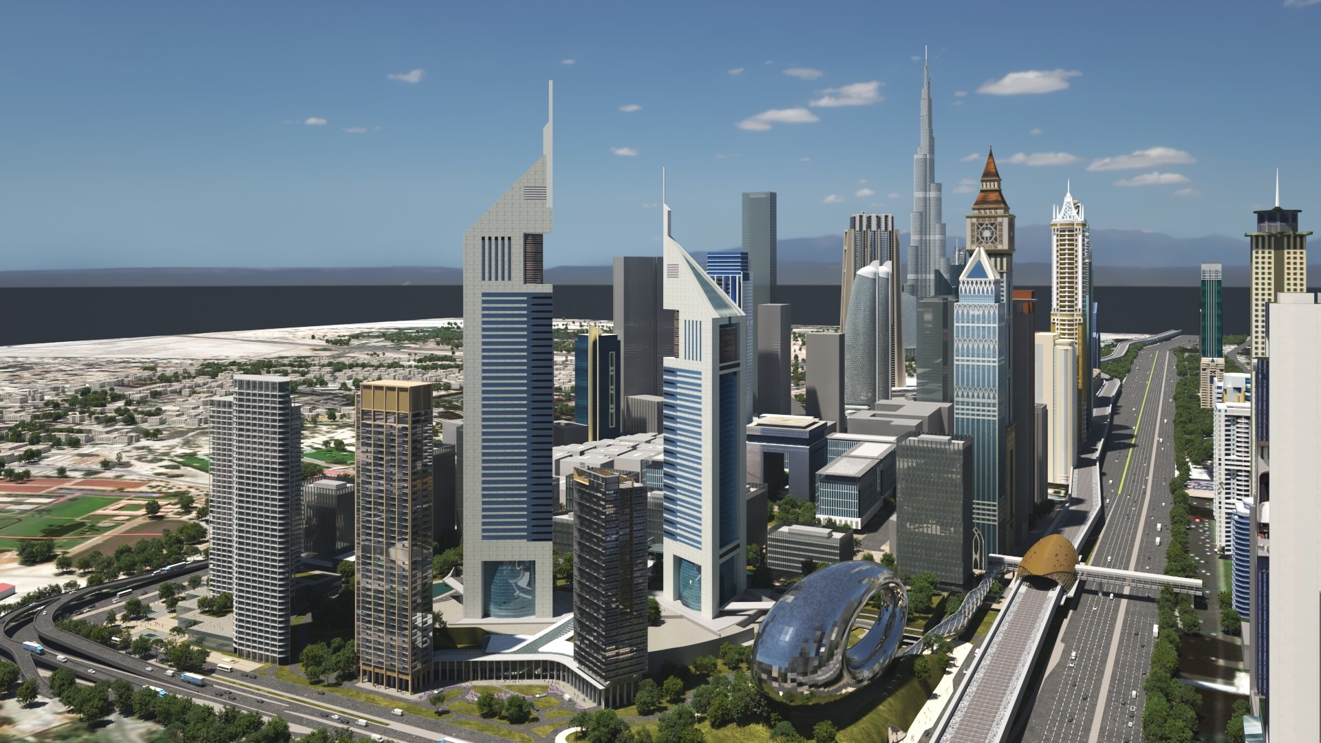3D модель Dubai building - TurboSquid 2023740