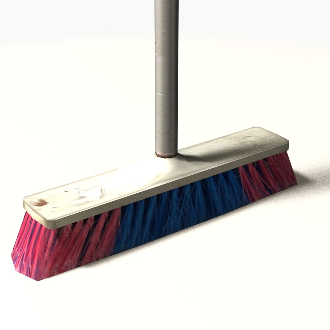 3d Model Broom Households