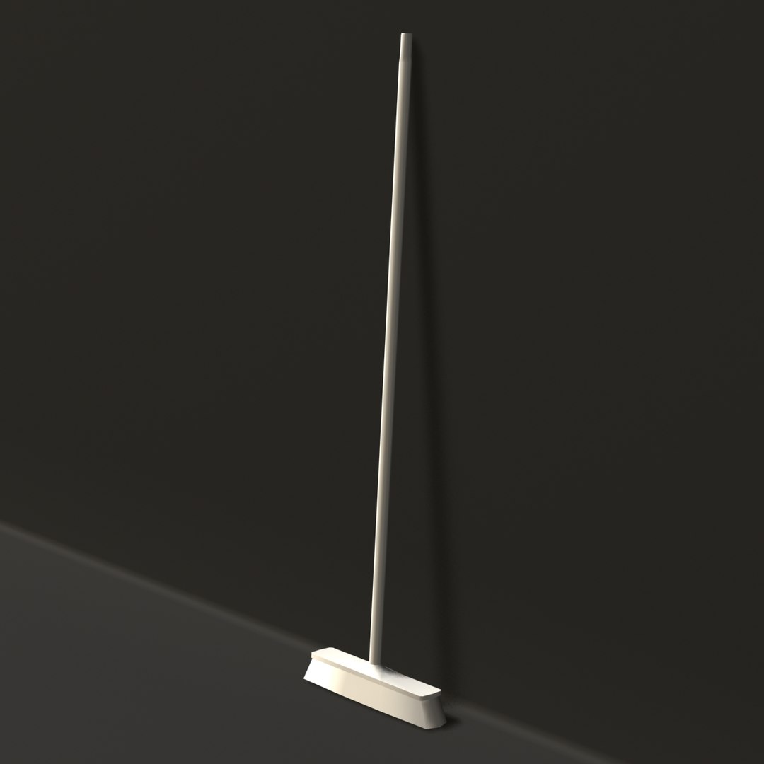 3d Model Broom Households