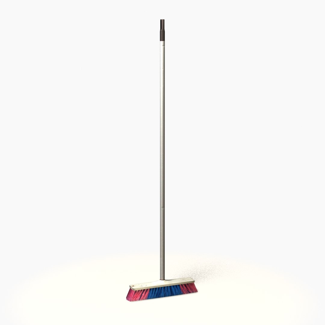 3d Model Broom Households