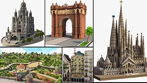 3D Architecture Barcelona Models - Browse & Download Formats - TurboSquid