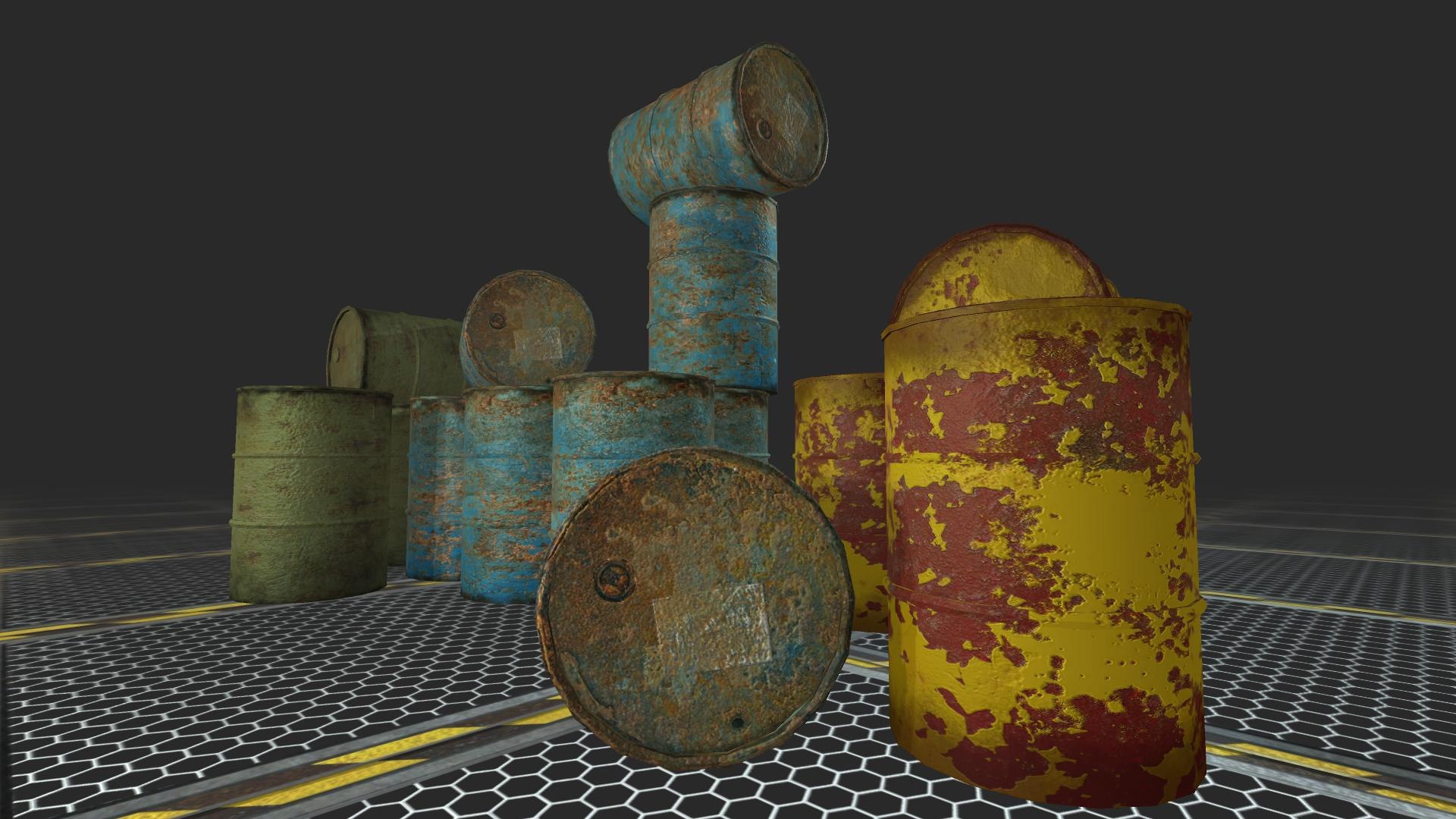Free 3D Barrel Pack Free Model - TurboSquid 2303674