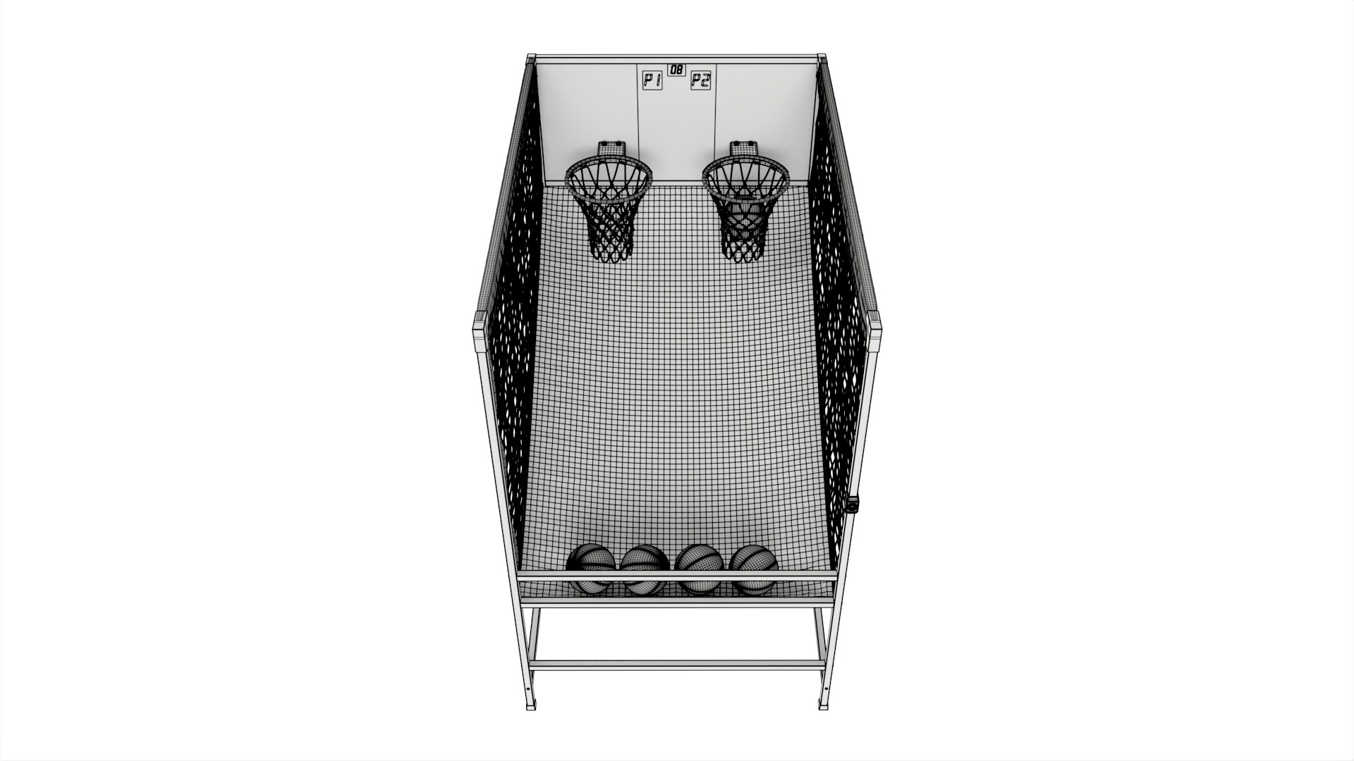 Basketball Arcade Game Model - TurboSquid 2154232