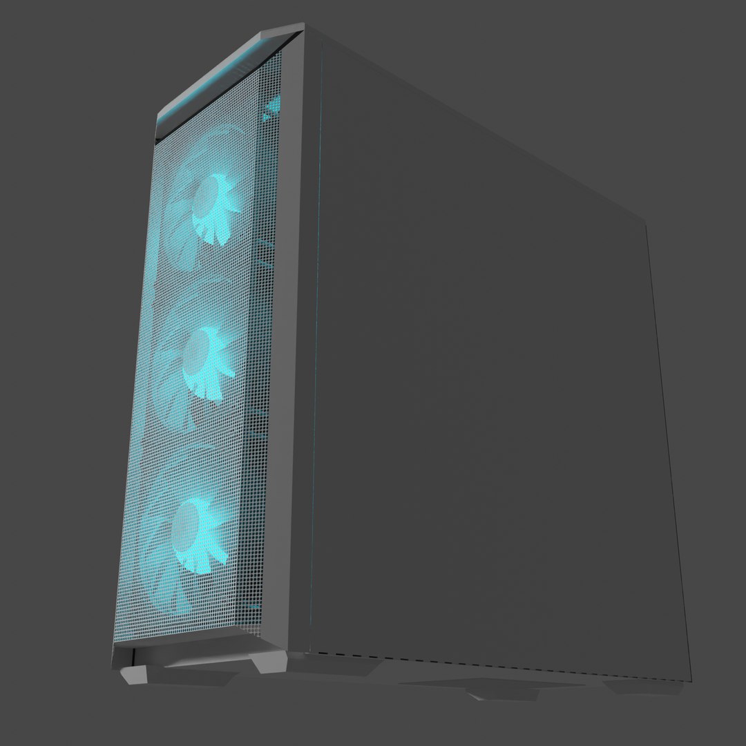 3D PC Case With Components - TurboSquid 1993712